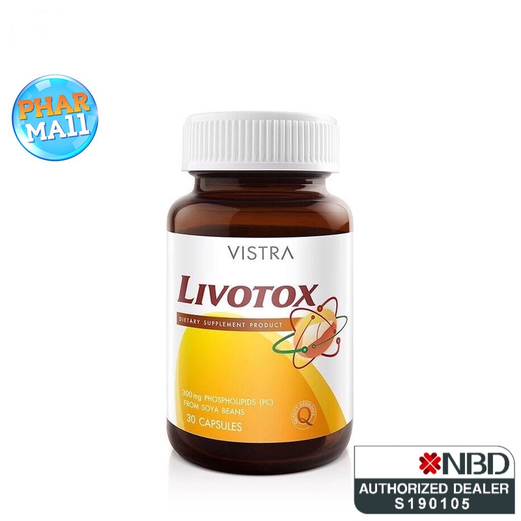 VISTRA LIVOTOX 30 CAP วิสทร้า ลีโวท็อก (30 แคปซูล) | Shopee Thailand