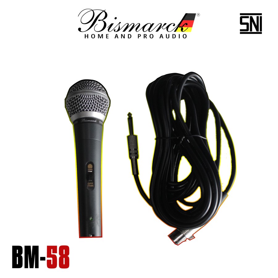 Bismarck ไมโครโฟน รุ่น Legendary Vocal BM58 | Shopee Thailand