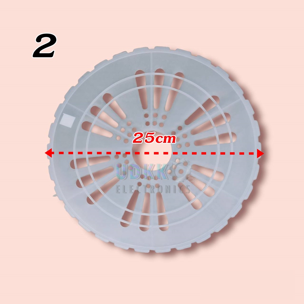 ฝาปิดถังปั่นแห้ง แผ่นกดผ้า เครื่องซักผ้า2ถัง ขนาด 24cm. , 25cm. , 27cm. | Shopee Thailand