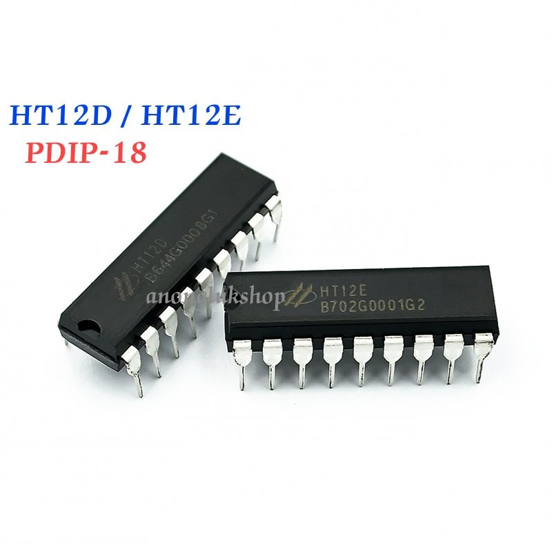 HT12D HT12E PDIP-18 IC Series of Decoders/Encoders Voltage 2.4V-12V | Shopee Thailand
