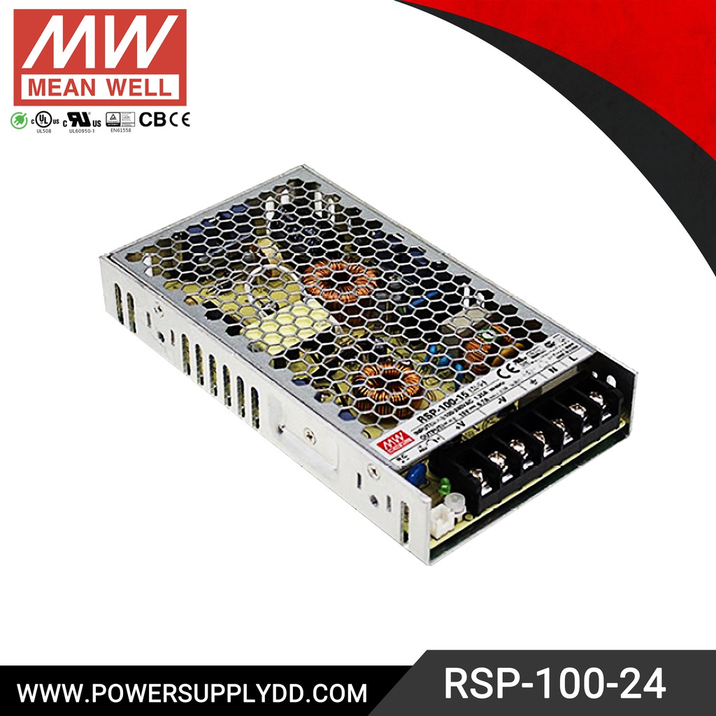 Meanwell power supply RSP-100, 150, 200, 320 -12, 24 switching | Shopee ...