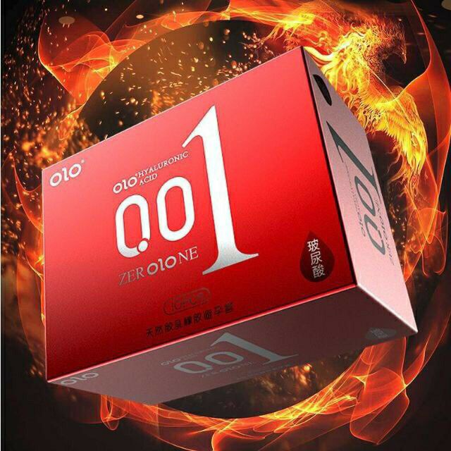 ถุงยาง บางเฉียบ olo 001 สีแดง(1กล่อง:10ชิ้น) | Shopee Thailand