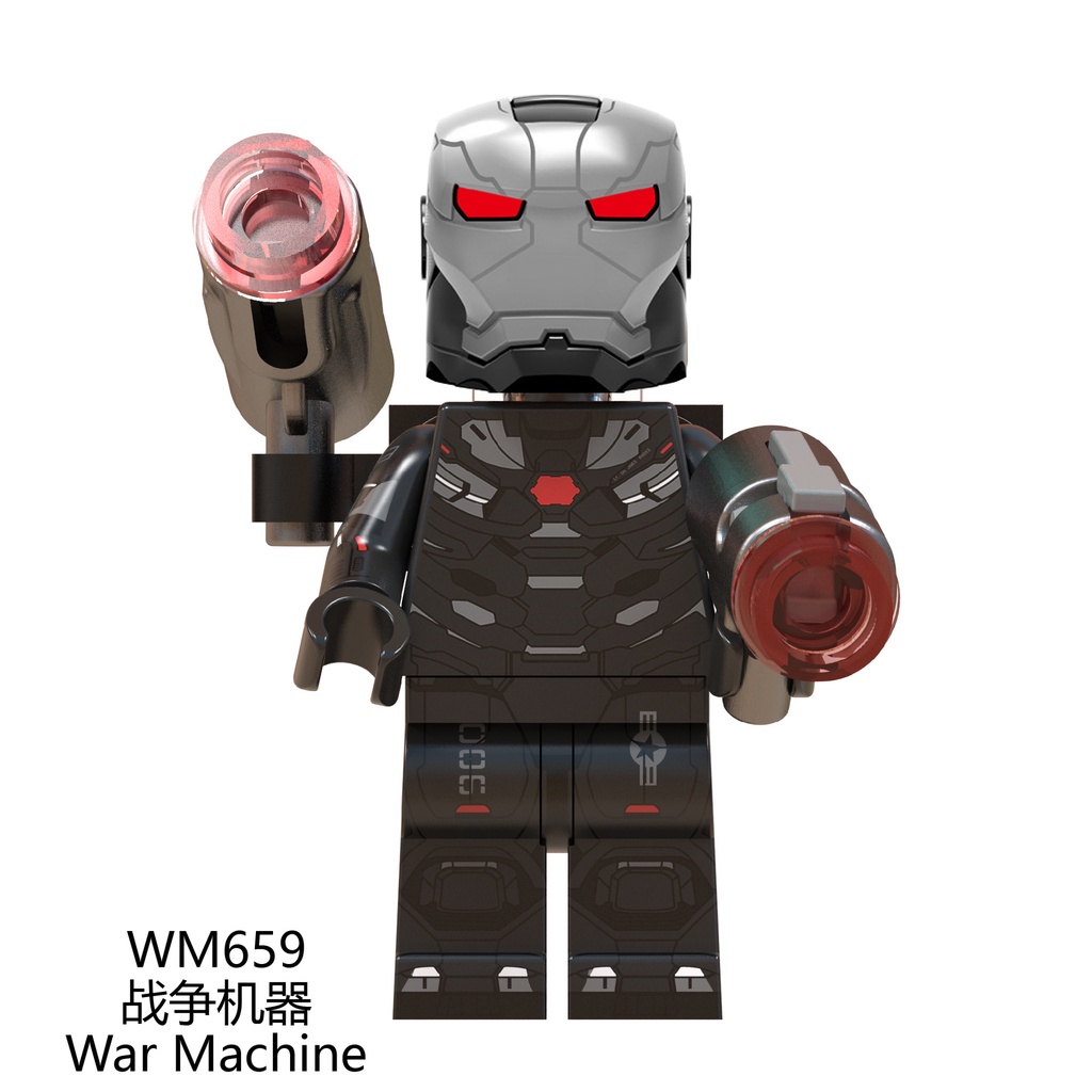 บล็อกตัวต่อฟิกเกอร์ Marvel The Avengers Series Iron Man Ant-Man Thanos ...