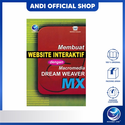 Andi สํานักพิมพ์ - Creating Interactive เว็บไซต์ พร้อม Macromedia Dreamweaver MX | Shopee Thailand