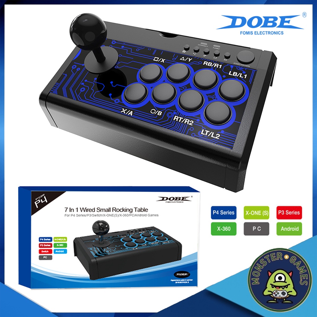 Dobe Arcade Fighting Stick for PS4/Switch/Xbox (Dobe)(Dobe Arcade)(Dobe ...