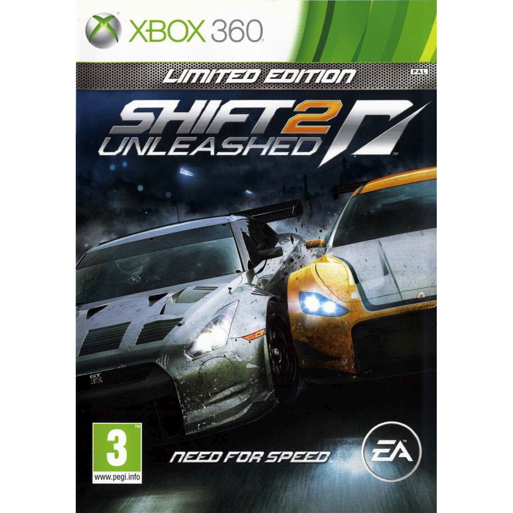 แผ่น XBOX 360 : Need For Speed Shift 2 Unleashed ใช้กับเครื่องที่แปลง ...
