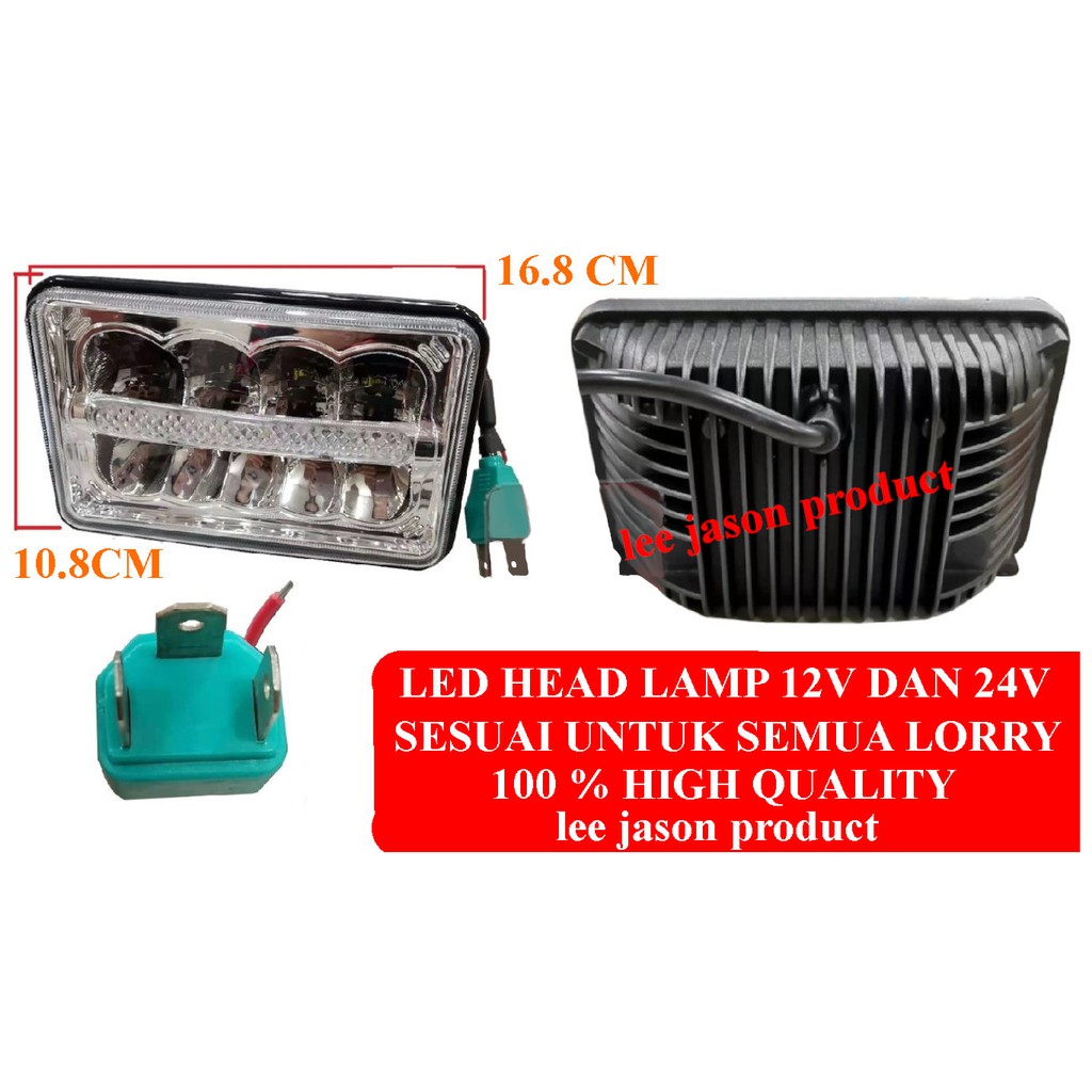 ไฟหน้า LED สําหรับ ALL LORRY KERIL LORRY BESAR 12V DAN 24V 4652 6001 | Shopee Thailand
