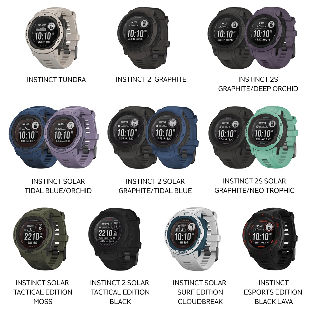 ประกันศูนย์ GARMIN INSTINCT 2,2S SOLAR/TACTICAL/SURF/ESPORTS (TUNDRA ...