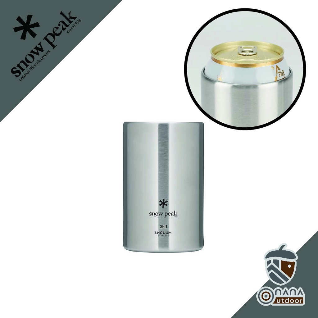 Snow peak Can Cooler เก็บความเย็นสำหรับเครื่องดื่ม | Shopee Thailand