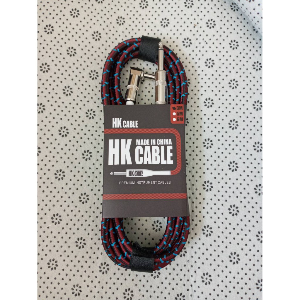 สายเเจ็ค HK CABLE 3 เมตร สีม่วงฟ้า | Shopee Thailand