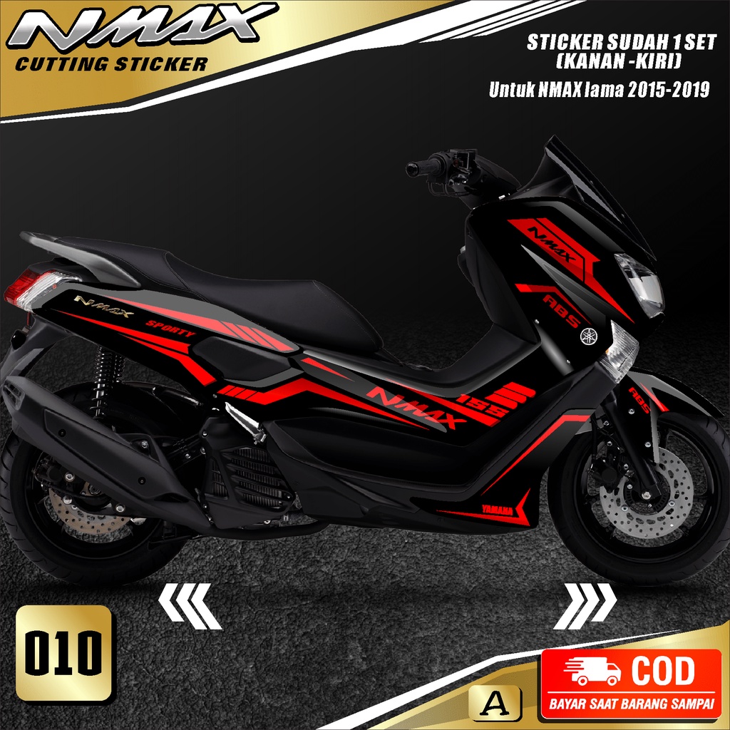 สติ๊กเกอร์ตัด Nmax lama 2015-2019-Striping Motorcycle Sticker Yamaha ...