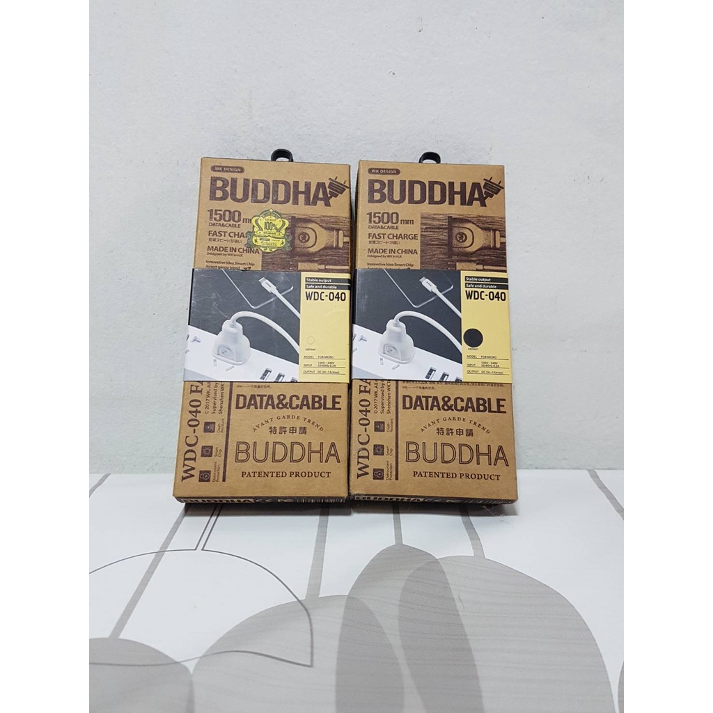 ที่ชาร์จโทรศัพท์ Micro USB WK WDC-040 Buddha | Shopee Thailand