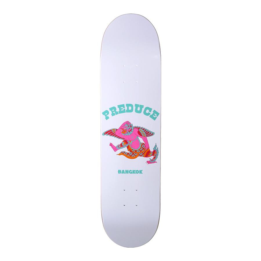 Preduce | 8.0" x 31.75" TRK Parn Bin White Skateboard Deck | Shopee ...