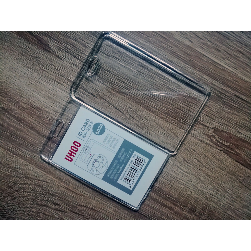 UHOO 6024 กรอบอะครีลิคใสใส่บัตร แนวตั้ง กันน้ำได้ (แพ็ค 3 ชิ้น ...
