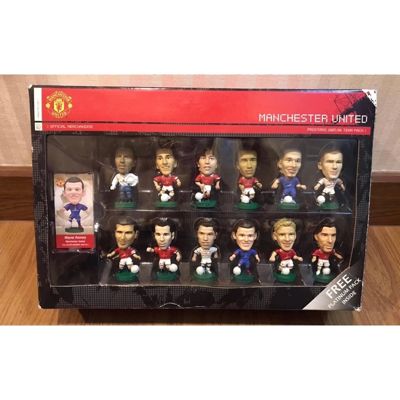 โมเดลนักฟุตบอล Box Set Manchester United ปี 2005/2006 | Shopee Thailand