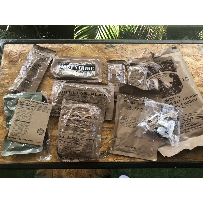 MRE USA(Meal Ready to Eat) รอบเทส 12/2025 อาหารสนาม อาหารสำเร็จรูป ...