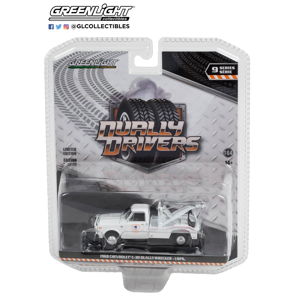 Greenlight 1/64 Dually Drivers Series 9 1968 Chevrolet C-30 Dually ...
