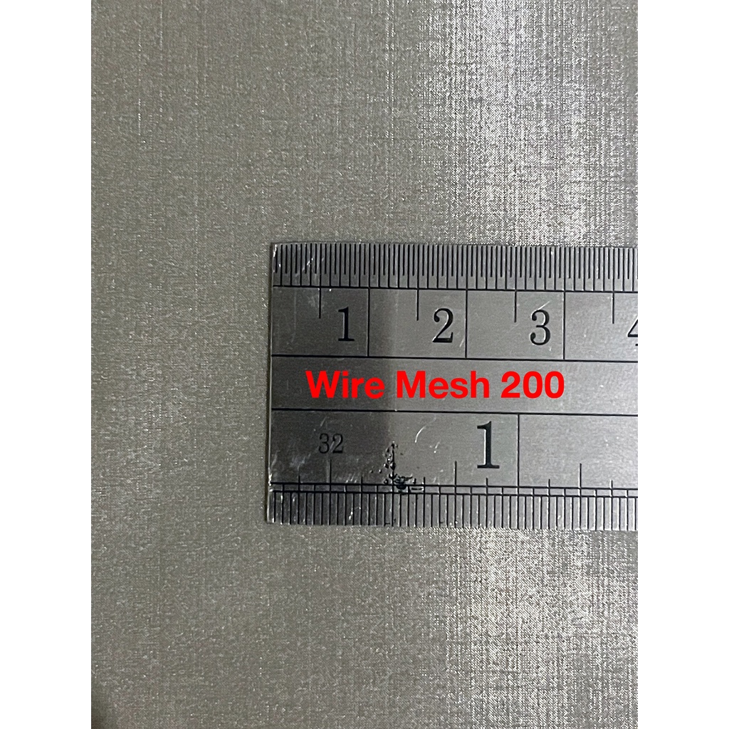 (200 Mesh - 75 Micron) แผ่นกรองสแตนเลส 304 ตะแกรงกรอง Stainless Wire ...