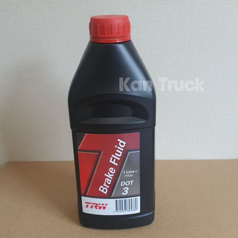 น้ำมันเบรค Dot 3 TRW ขนาด 1ลิตร , 1L | Shopee Thailand