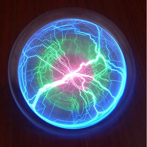 พลาสม่าดิส 8 นิ้วแสง 3 เต้นตามจังหวะเพลง LUMIN LIGHTNING PLASMA DISK 8 ...