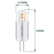 Philips LED Capsule G4 2w 12v หลอดไฟวอร์มไวท์ 3000k | Shopee Thailand