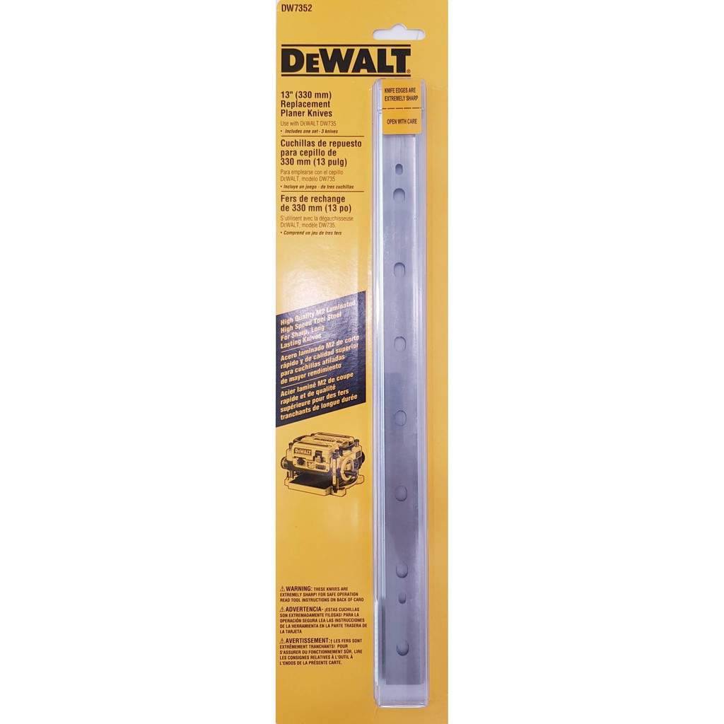 DEWALT DW7352 อะไหล่ ใบมีดเครื่องรีด 13 นิ้ว (330mm) (สำหรับรุ่น DW735 ...