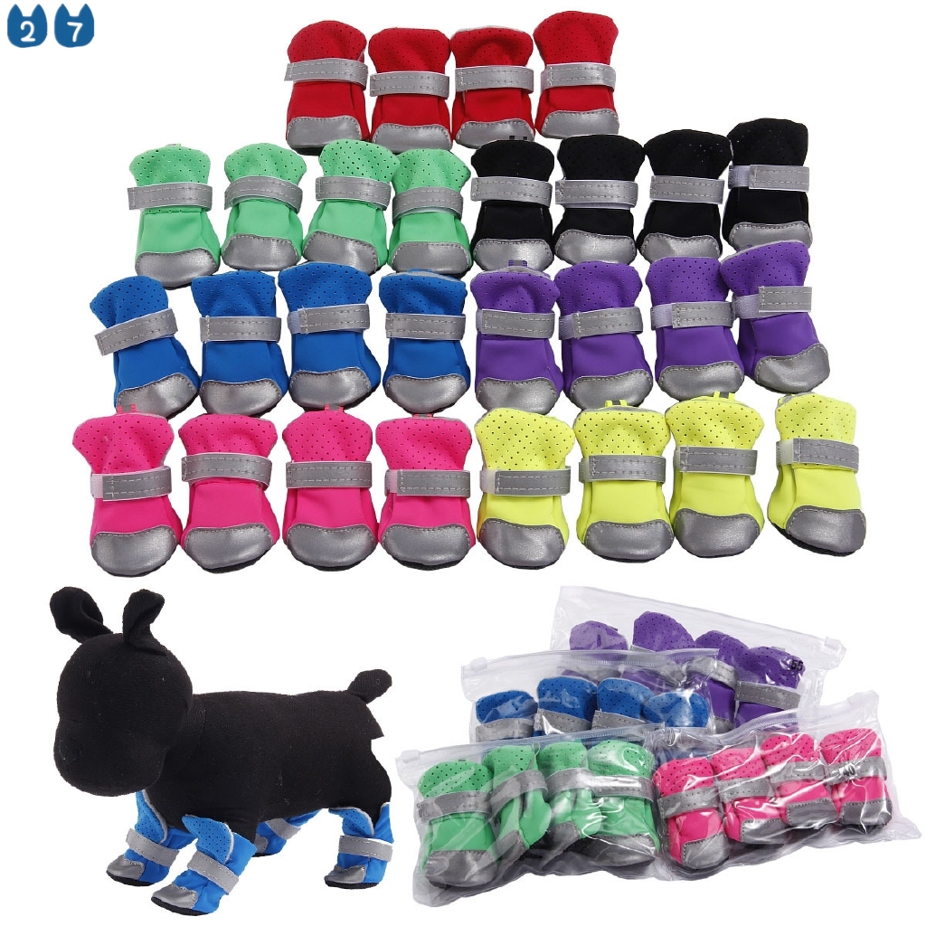 ( 27 Pets ) รองเท้ากันน้ํากันลื่นสําหรับสัตว์เลี้ยงสุนัขแมว | Shopee ...