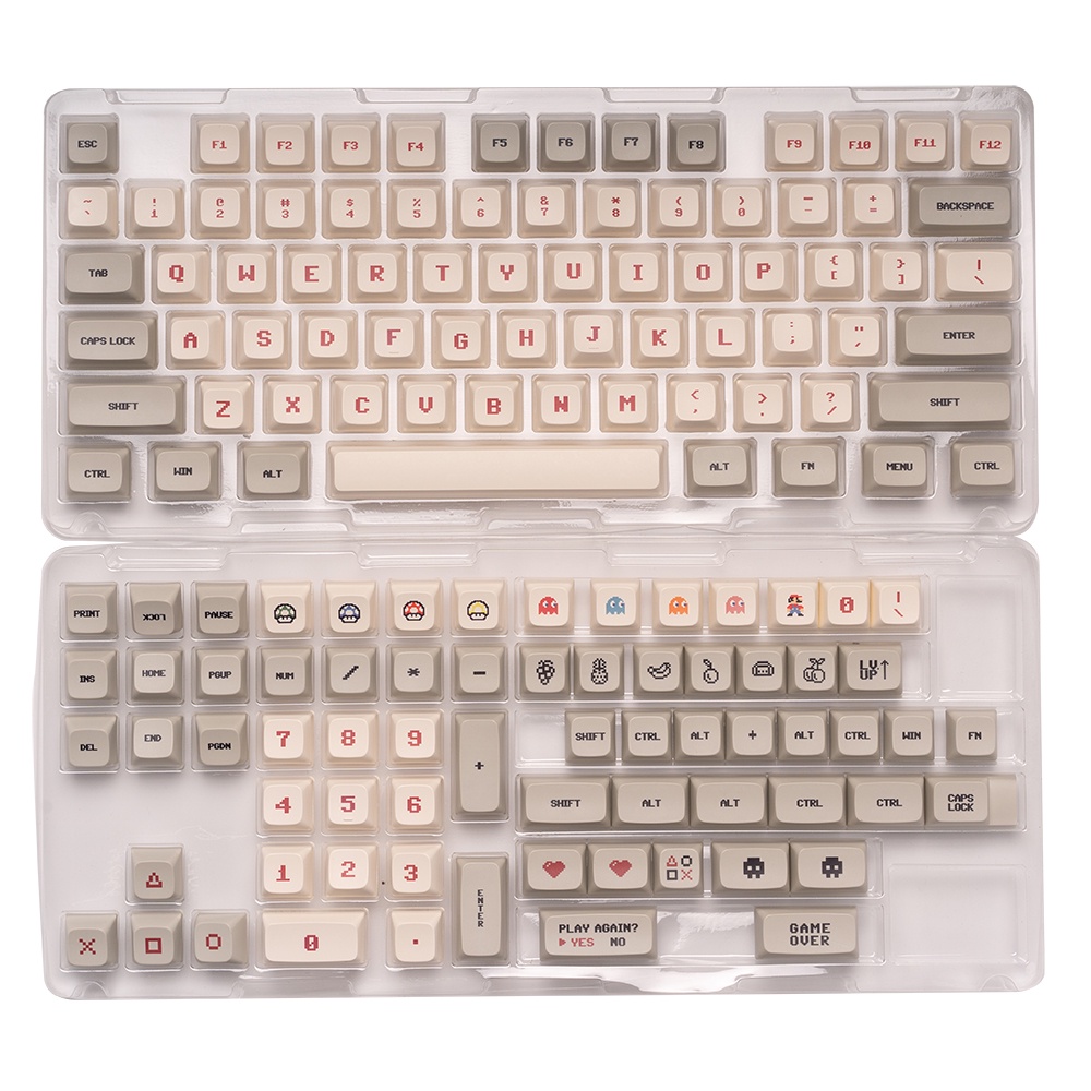143 Keys Dye-Sub Video Game Keycap PBT Keycaps XDA Profile Keycap for ...