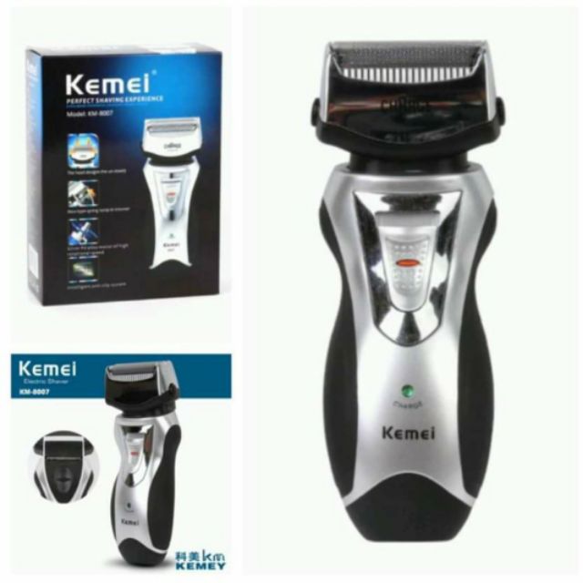 เครื่องโกนหนวดไฟฟ้า(Kemei KM8007) | Shopee Thailand