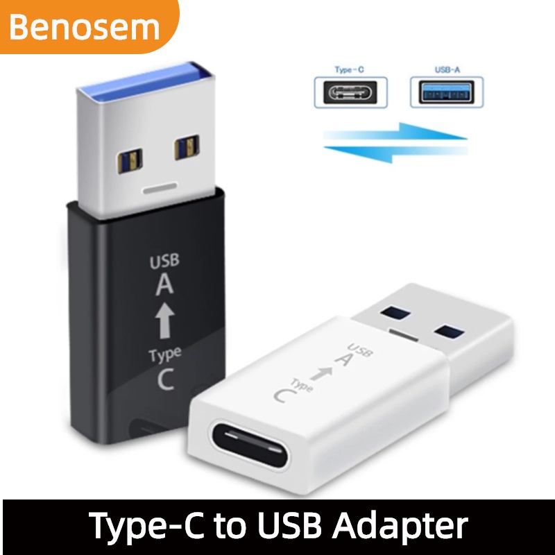 Benosem อะแดปเตอร์แปลง type-C เป็น USB Typc-C รองรับการชาร์จ และการถ่ายโอนข้อมูล | Shopee Thailand
