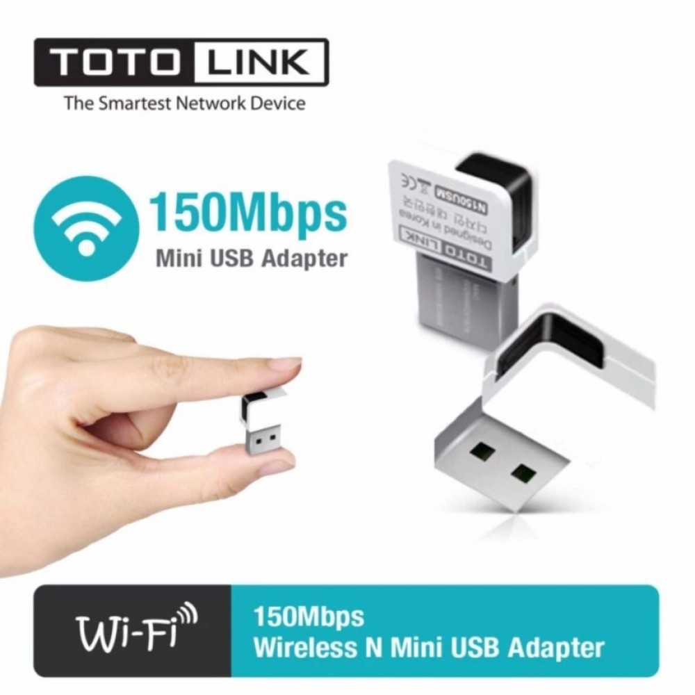 TOTOLINK (N150USM) 150Mbps Wireless N Mini USB Adapter | Shopee Thailand