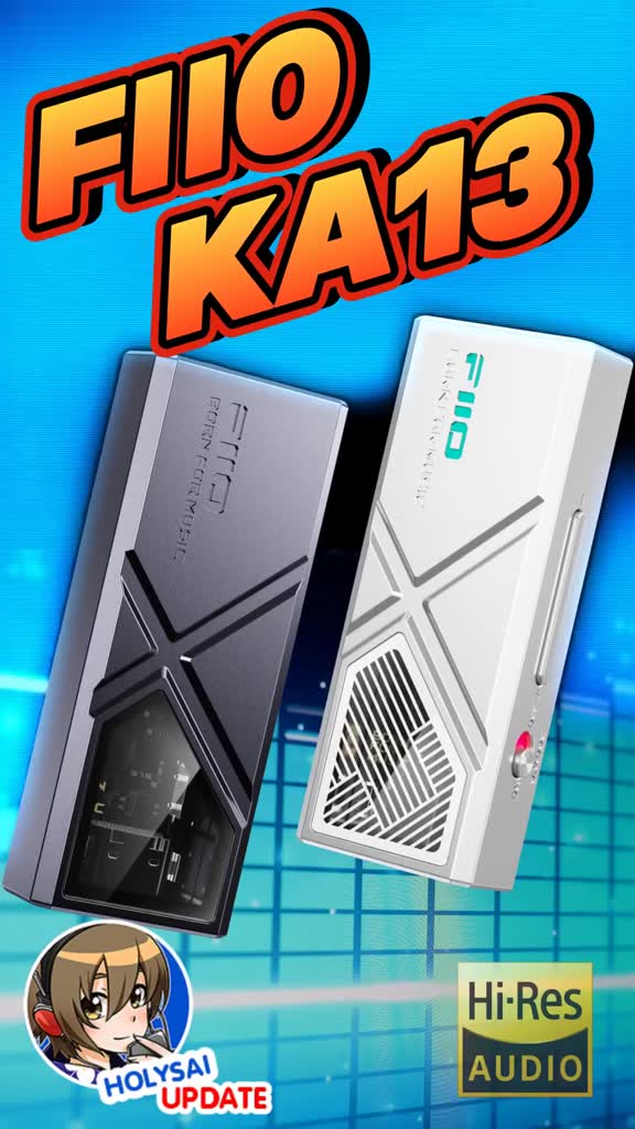 (ประกันศูนย์ไทย) FiiO KA13 ตัวถอดรหัสและขยายสัญญาณเสียง แบบพกพา รองรับ ...