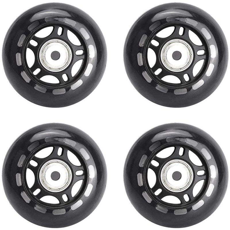 4 Pack Inline Skate Wheels Indoor/Outdoor Roller Blades Replacement ...