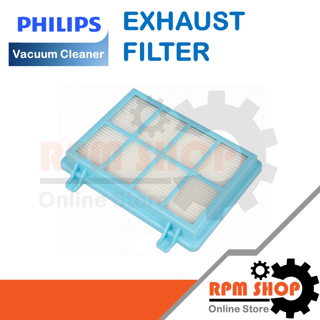 EXHAUST FILTER แผ่นกรองเครื่องดูดฝุ่น สำหรับเครื่องดูดฝุ่น PHILIPS รุ่น ...