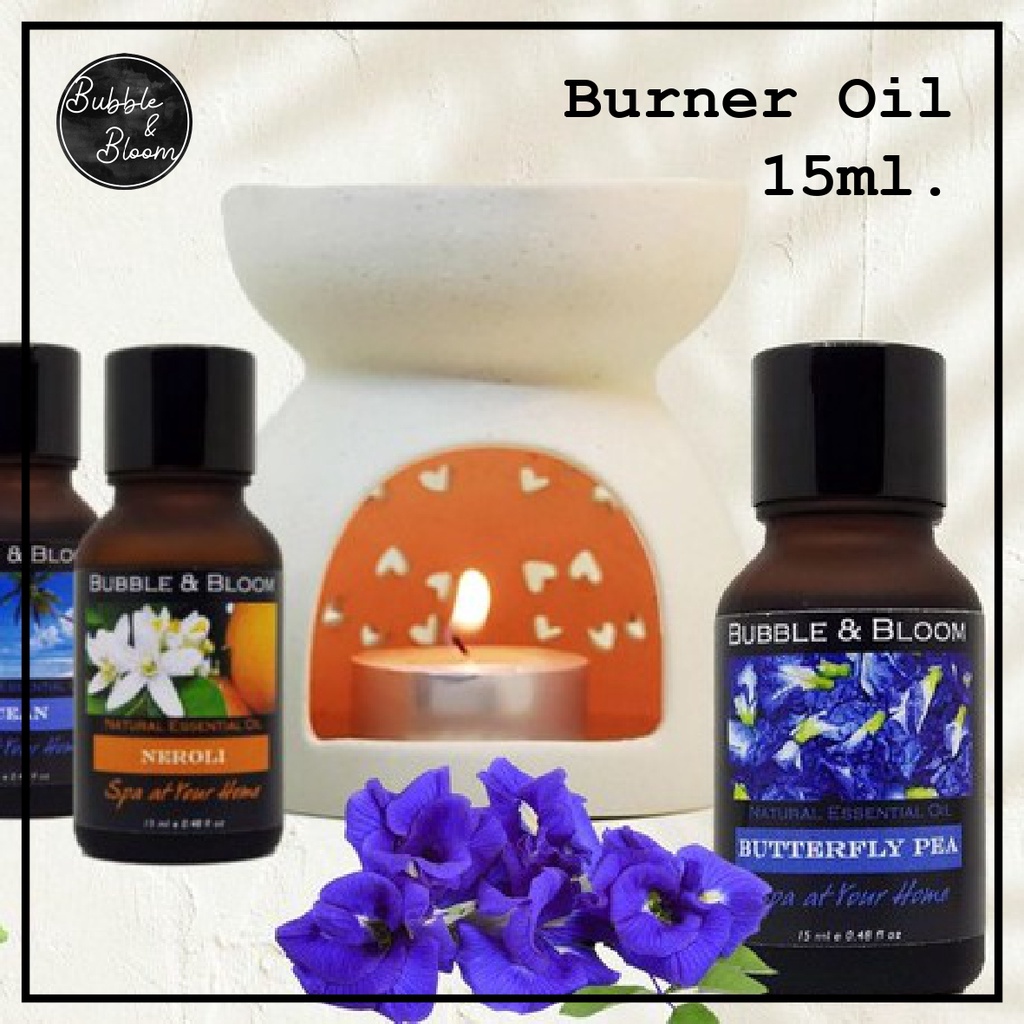Bubble&Bloom Burner Oil 15ml. บับเบิ้ลแอนด์บลูม น้ำมันหอมระเหยสำหรับหยด ...