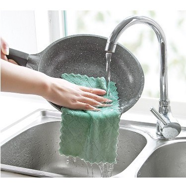 Anti-oil KITCHEN WIPE CLOTH MULTIPURPOSE MICROFIBER DISH WIPE CLOTH 2 ...