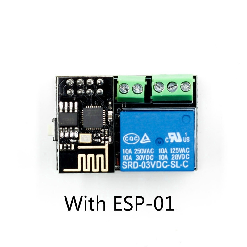 โมดูลสวิทช์ esp 8266 esp - 01 s 5 v wifi รีโมตควบคุมสวิตช์โทรศัพท์ app ...