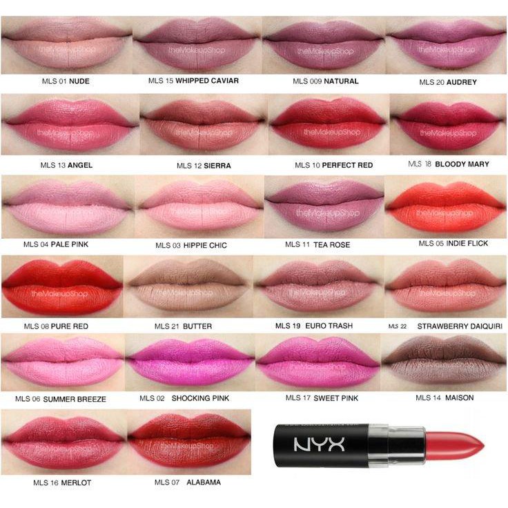 NYX Matte Lipstick ลิปเนื้อแมตจากเมกา | Shopee Thailand