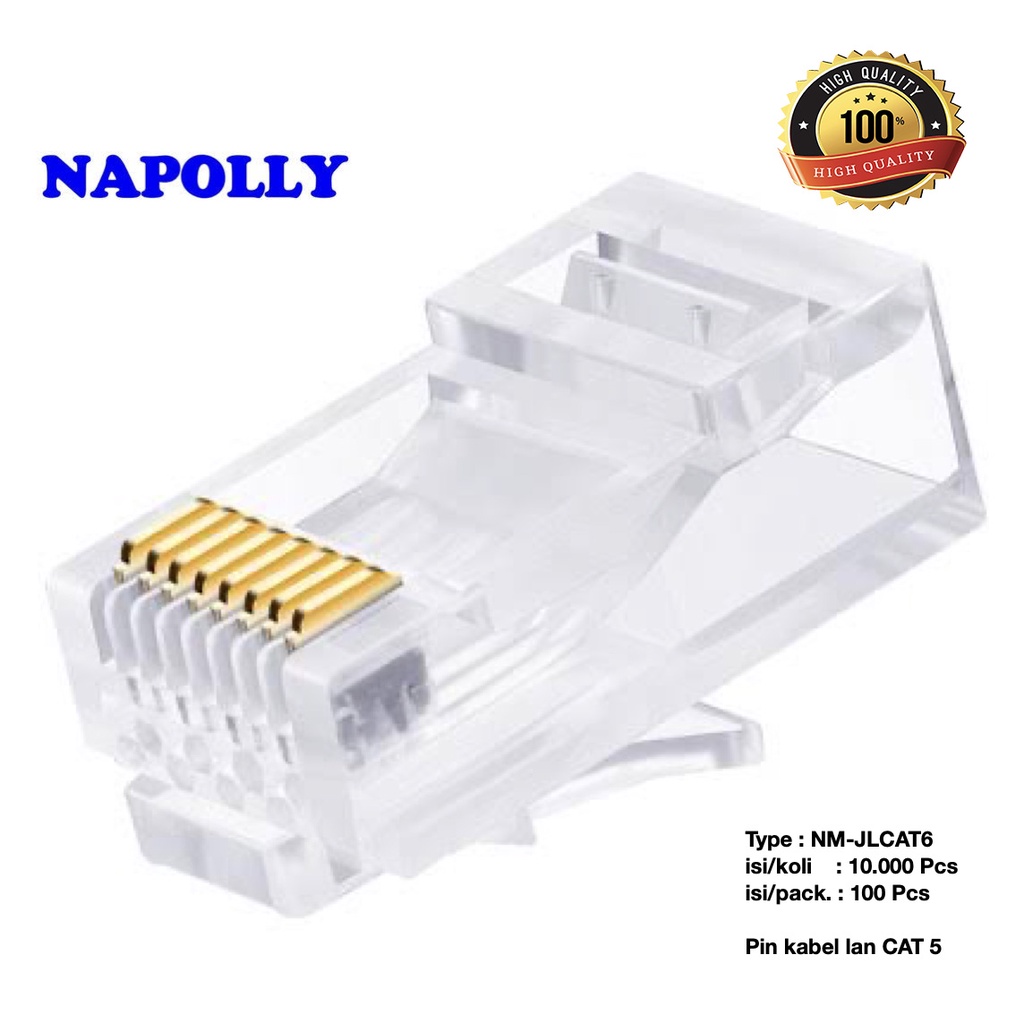 Napolly original RJ45 cat5 lan สาย pin | Shopee Thailand