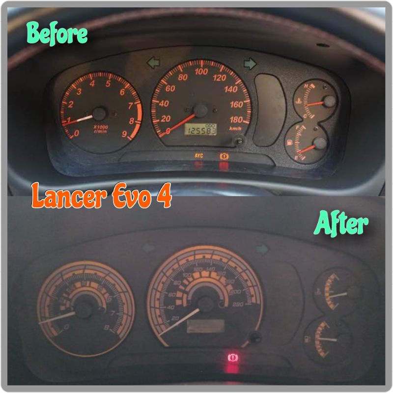 Mitsubishi Lancer Evo 4/CK 4 (วาชั่นบอร์ดมาตรวัดความเร็ว) | Shopee Thailand