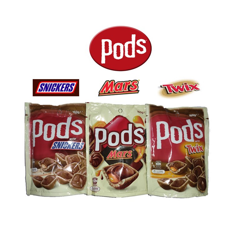 Pods chocolate ขนมบิสกิตสอดไส้ช๊อคโกแลต คาราเมล NET: 160 สินค้าจาก ...