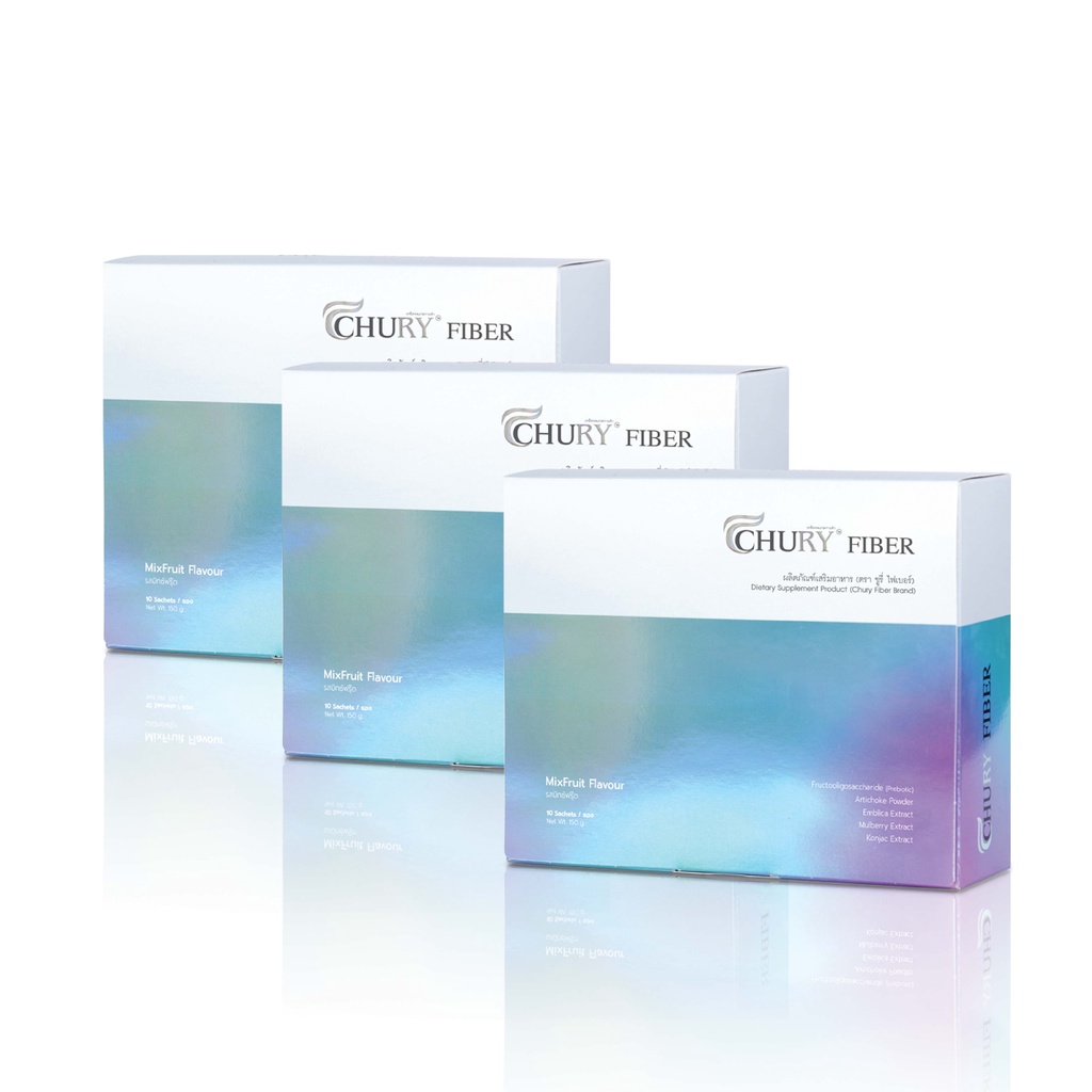 ผลิตภัณฑ์เสริมอาหารชูรี่ CHURY FIBER (ชูรี่ไฟเบอร์)แพ็ค3 | Shopee Thailand