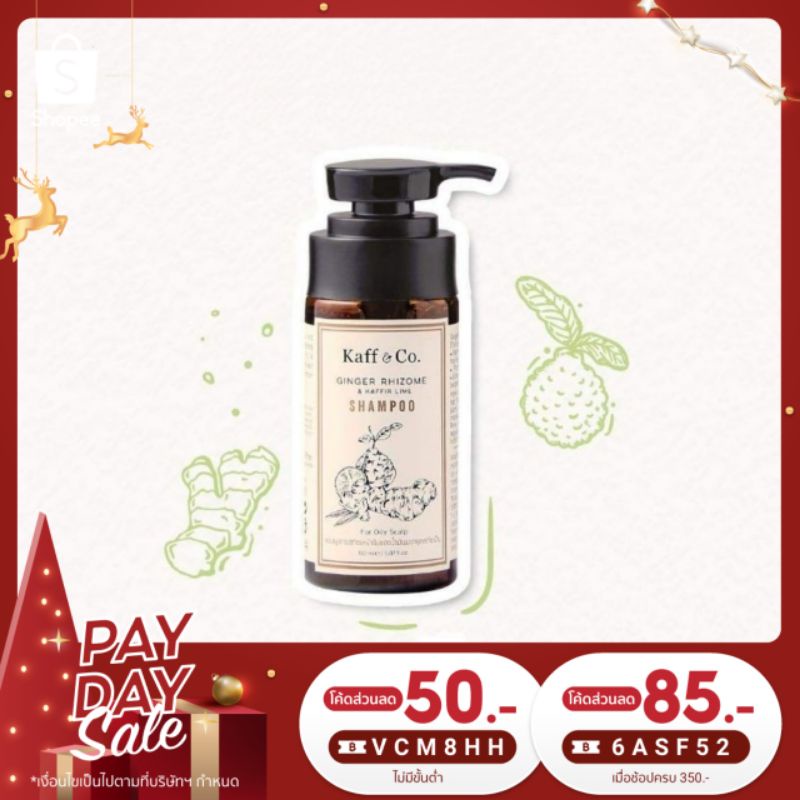 🧡พร้อมส่ง Kaff&Co. แชมพูสูตรขิง แคฟแอนด์โค | Shopee Thailand