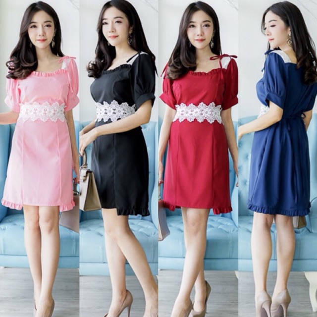 NC046เดรสไปงาน,เที่ยว | Shopee Thailand