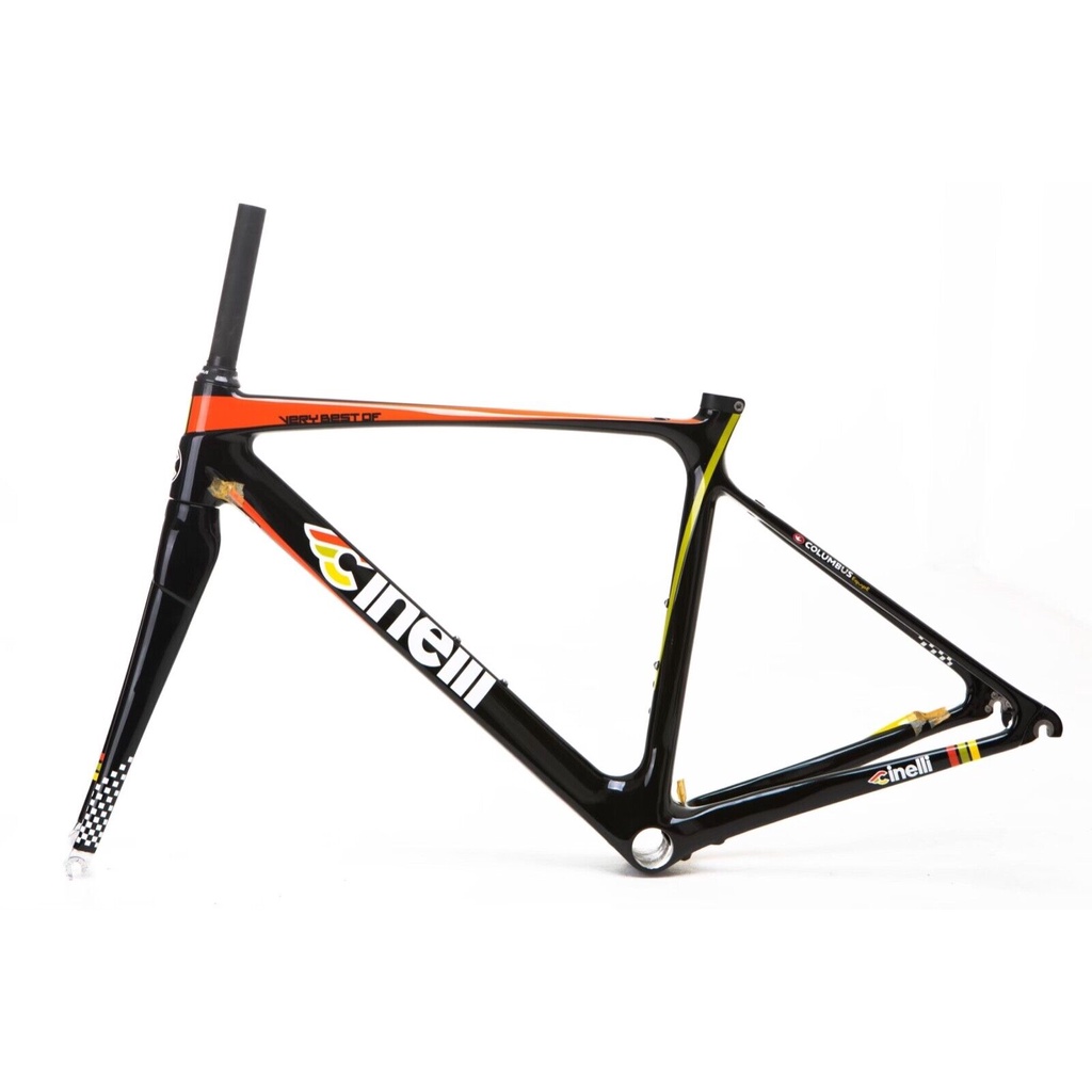 เฟรมเสือหมอบ คาร์บอน CINELLI VERY BEST OF size 46 cm(เฉพาะเฟรม+ตะเกียบ ...