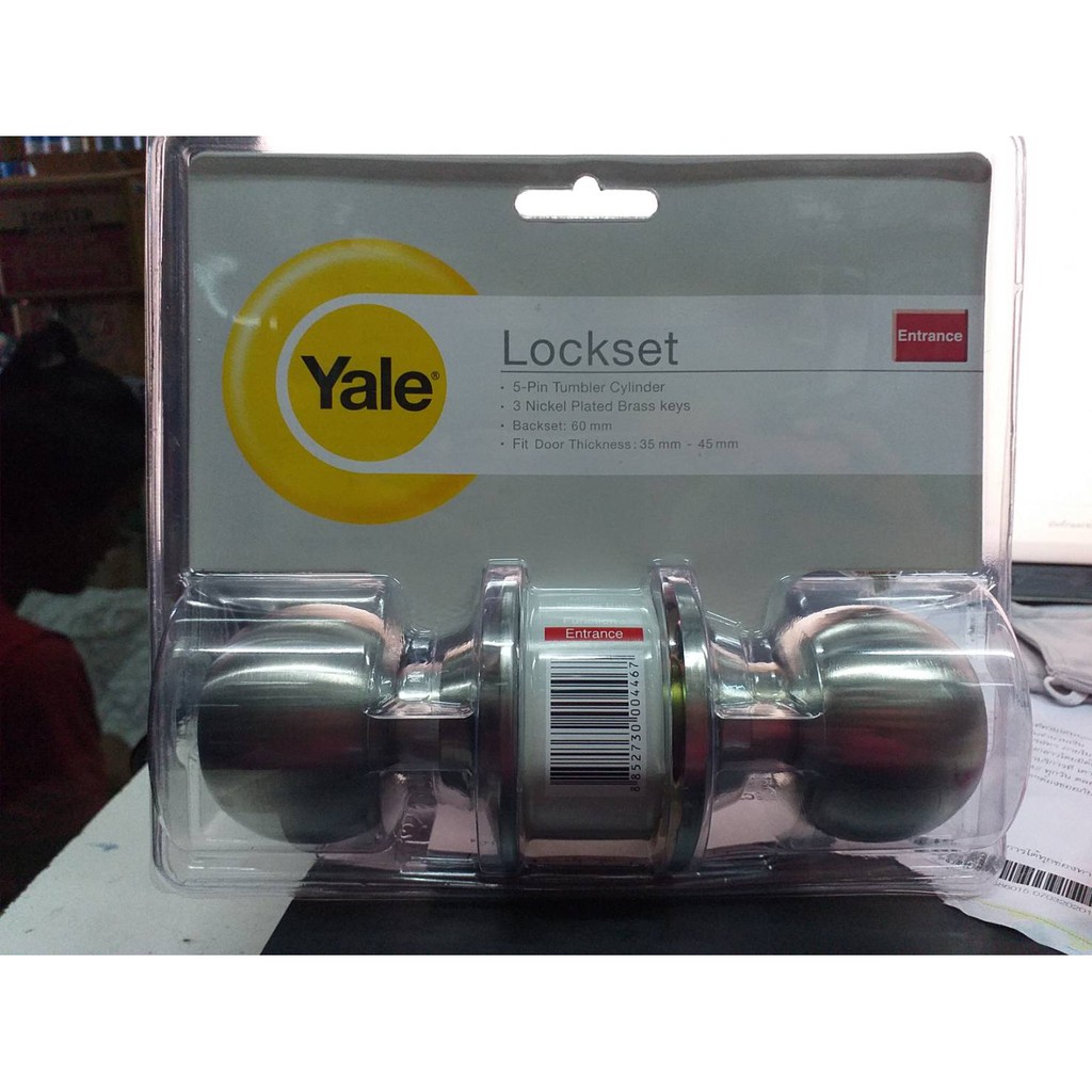 YALE VCA5127 US32D ลูกบิดหัวกลม ห้องทั่วไป #5127 สเตนเลสด้าน !!!ราคาดี!!! | Shopee Thailand
