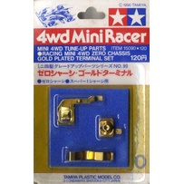 Tamiya 15090 Zero Chassis Gold Plated Terminal Set สำหรับ Zero & Super ...