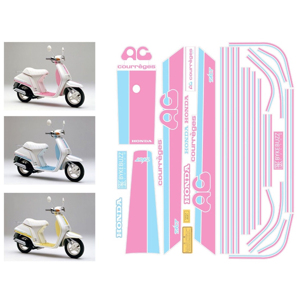 sticker Honda Tact AF09 CUSTOM sticker สติเกอร์ TACT09 | Shopee Thailand