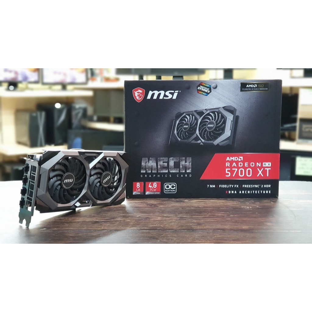 Graphics Card MSI Radeon RX 5700 XT MECH OC 8G | Shopee Thailand