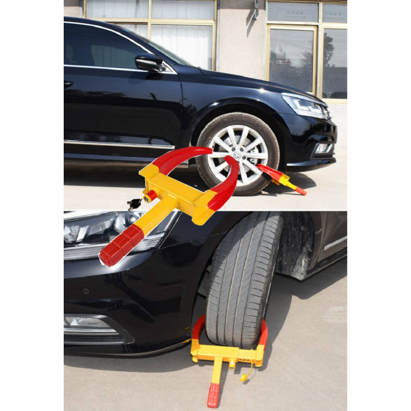 ที่ล็อคล้อรถยนต์，Heavy Duty Car Wheel Lock Clamp Boat Tyre Claw Trailer ...